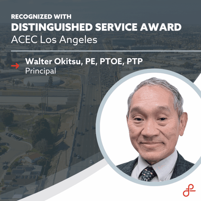 Walter Okitsu Honored with ACEC LA Distinguished Service Award - Lochner